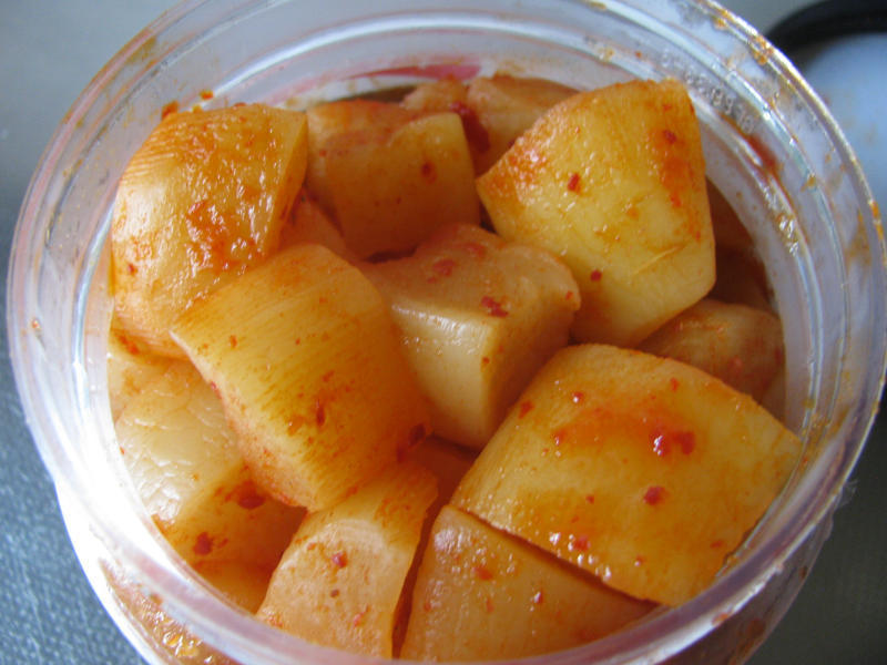 『カクテキ』を業務スーパーで買って食べたんだ【キムチ】: カフェビショップ